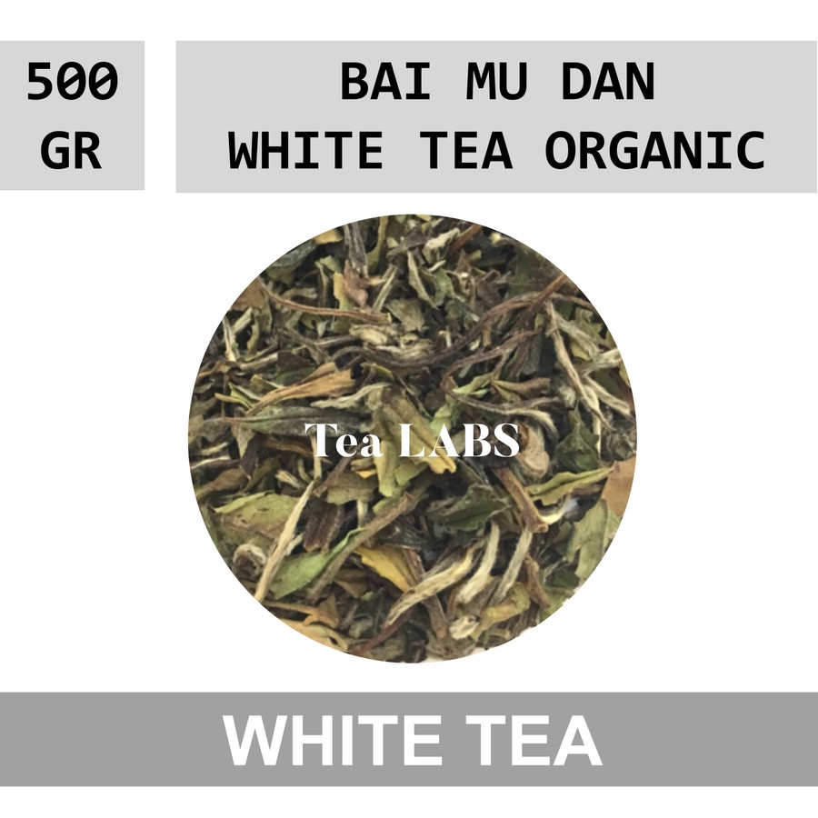 Jual White Tea Bai Mu Dan Organik / Teh Putih Premium Kiloan 500 GRAM ...