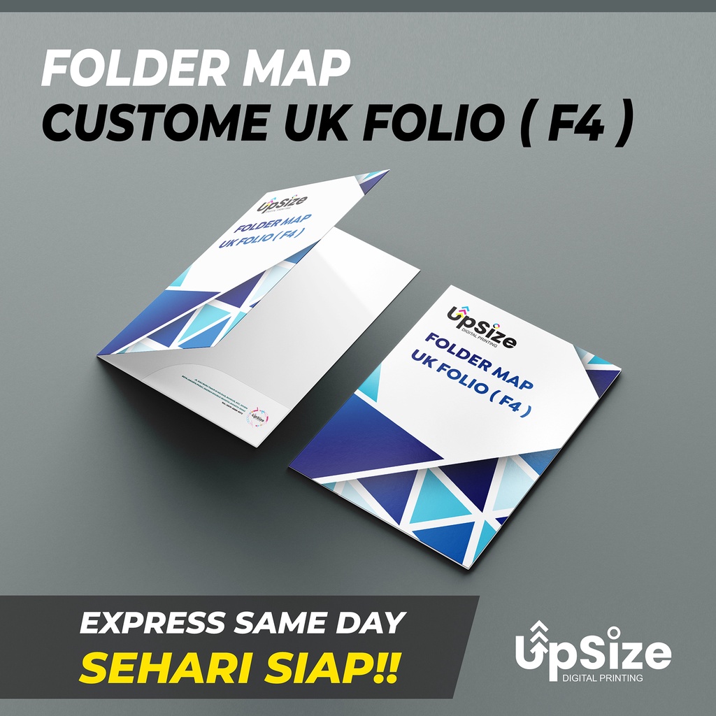 Jual EXPRESS - Cetak Map Folder Dokumen Custom A4 uk 31 x 44 Cm bahan ART CARTON 260 - MURAH ...