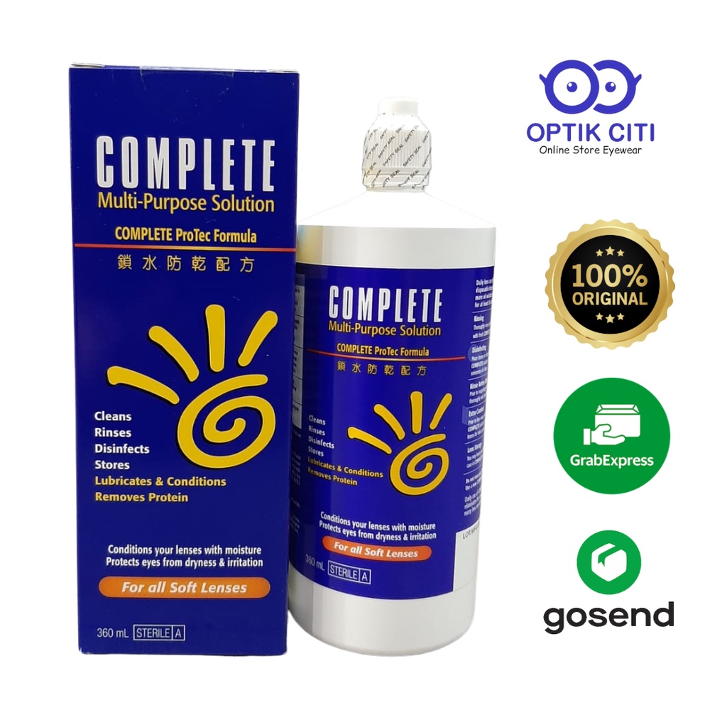 Jual Cairan Softlen Soflen Complete Multi Purpose Solution 360 ml ...