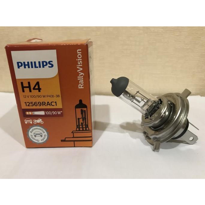 Jual Bohlam Halogen Phillips H4 12v 100/90w Lampu Depan Headlamp ...