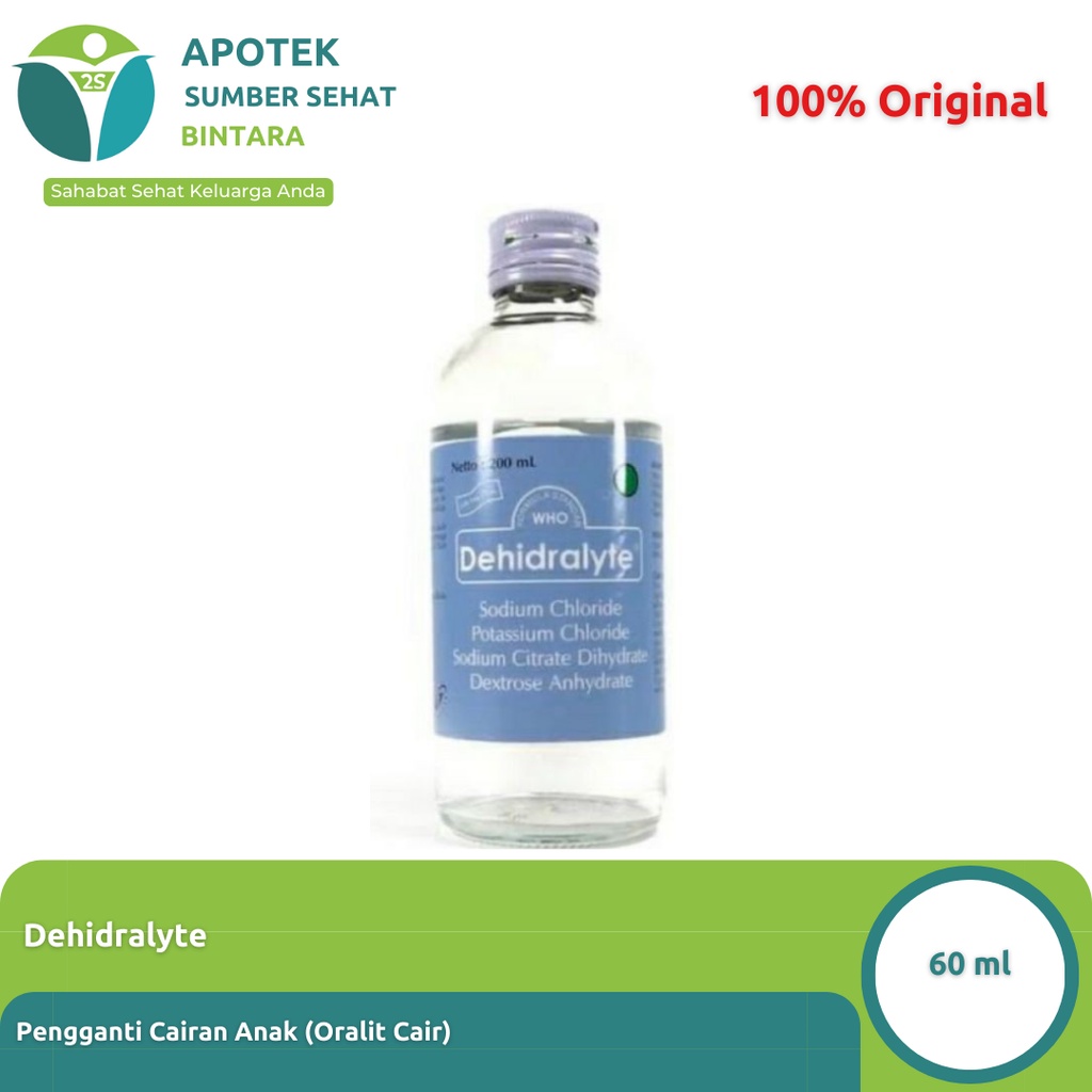Jual Dehidralyte Cairan Oralit Mencret Anak 200 ml | Shopee Indonesia