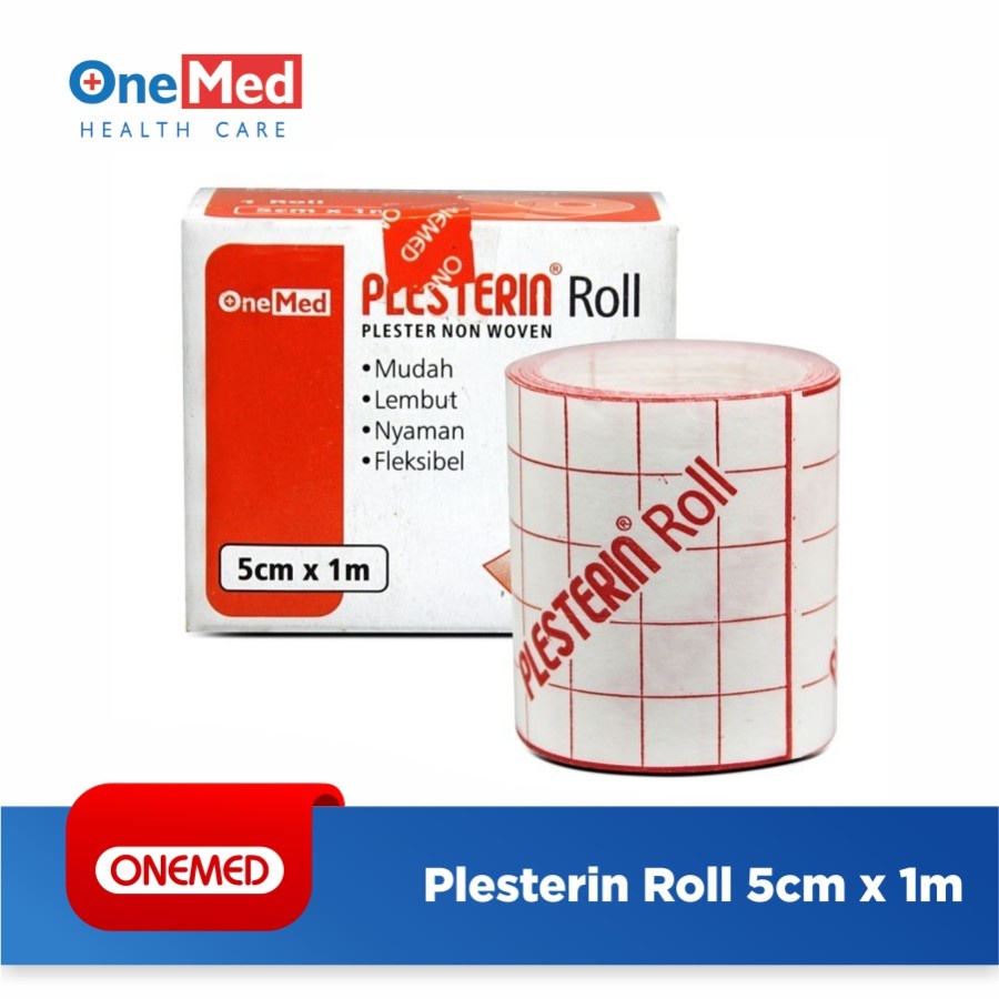 Jual Plester Luka Plesterin Roll 5cm x 1m Onemed OJ2 | Shopee Indonesia