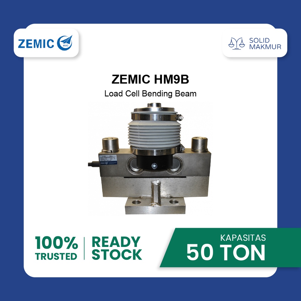 Jual ZEMIC HM9B Load Cell Cap. 50ton / Load Cell Jembatan Timbagan Kapasitas 50 Ton | Shopee ...