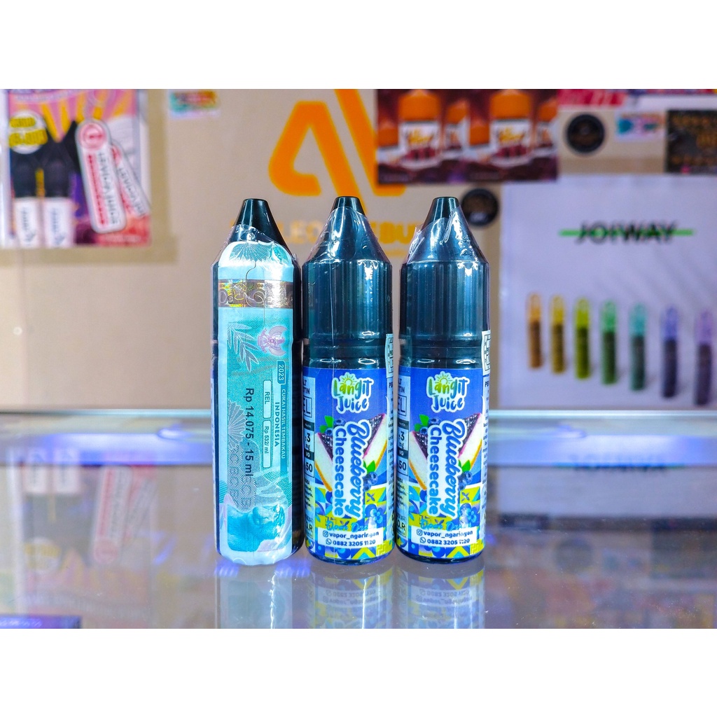 Jual LIQUID freebase 15ml terbaru langit juice BLUEBERRY CHEESECAKE ...
