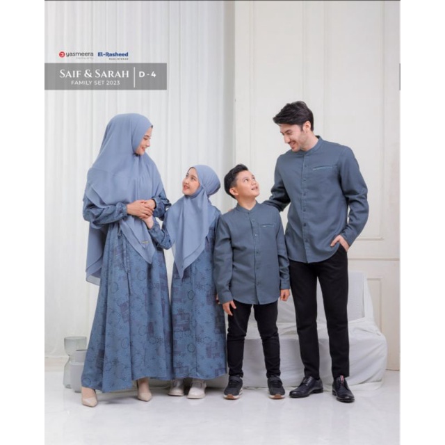 Jual SARIMBIT YASMEERA SAIF & SARAH BLUE | Shopee Indonesia