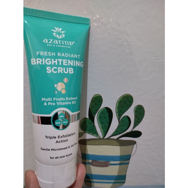 Jual Azarine Fresh Radiant Brightening Scrub 50g | Shopee Indonesia
