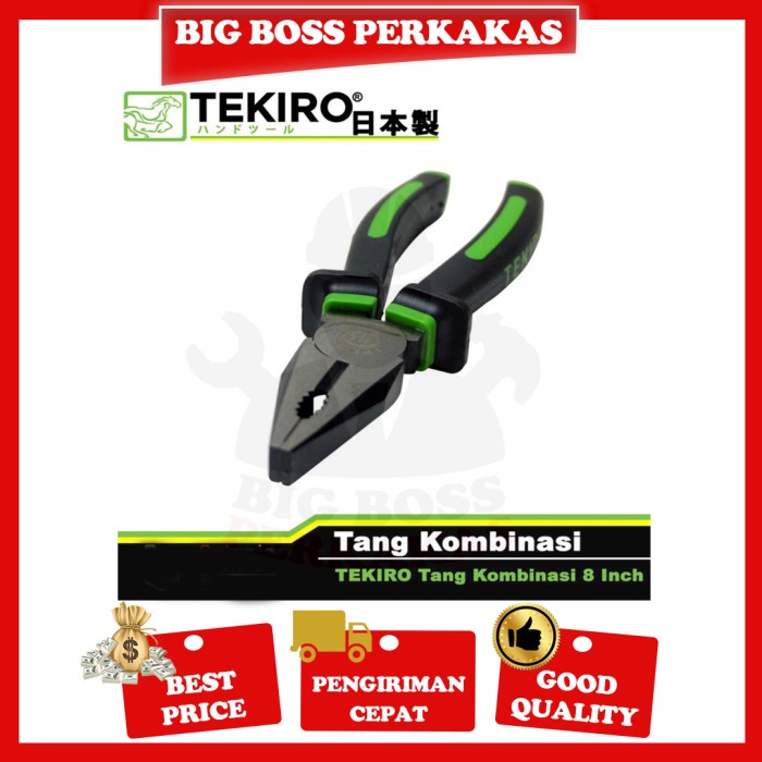 Jual Terlaris (Tekiro) Tang Kombinasi Ukuran 8 Inch / Tekiro Tang ...