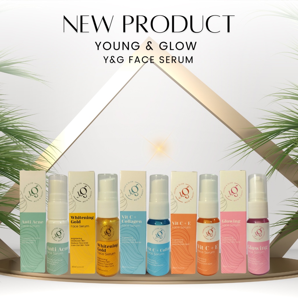 Jual YOUNG AND GLOW SERUM WAJAH BPOM YOUNG&GLOW GOLD ANTI ACNE VIT C ...