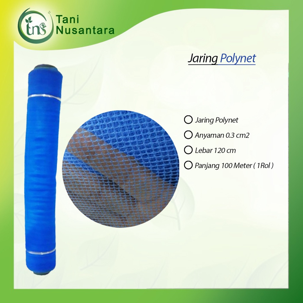 Jual Jaring Polynet Biru Safety Net Jaring Ikan Lebar 120CM waring ...