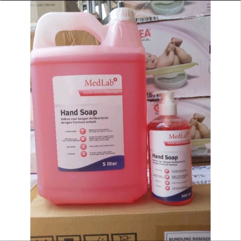 Jual Handsoap 500Ml / Sabun pencuci tangan medlab | Shopee Indonesia