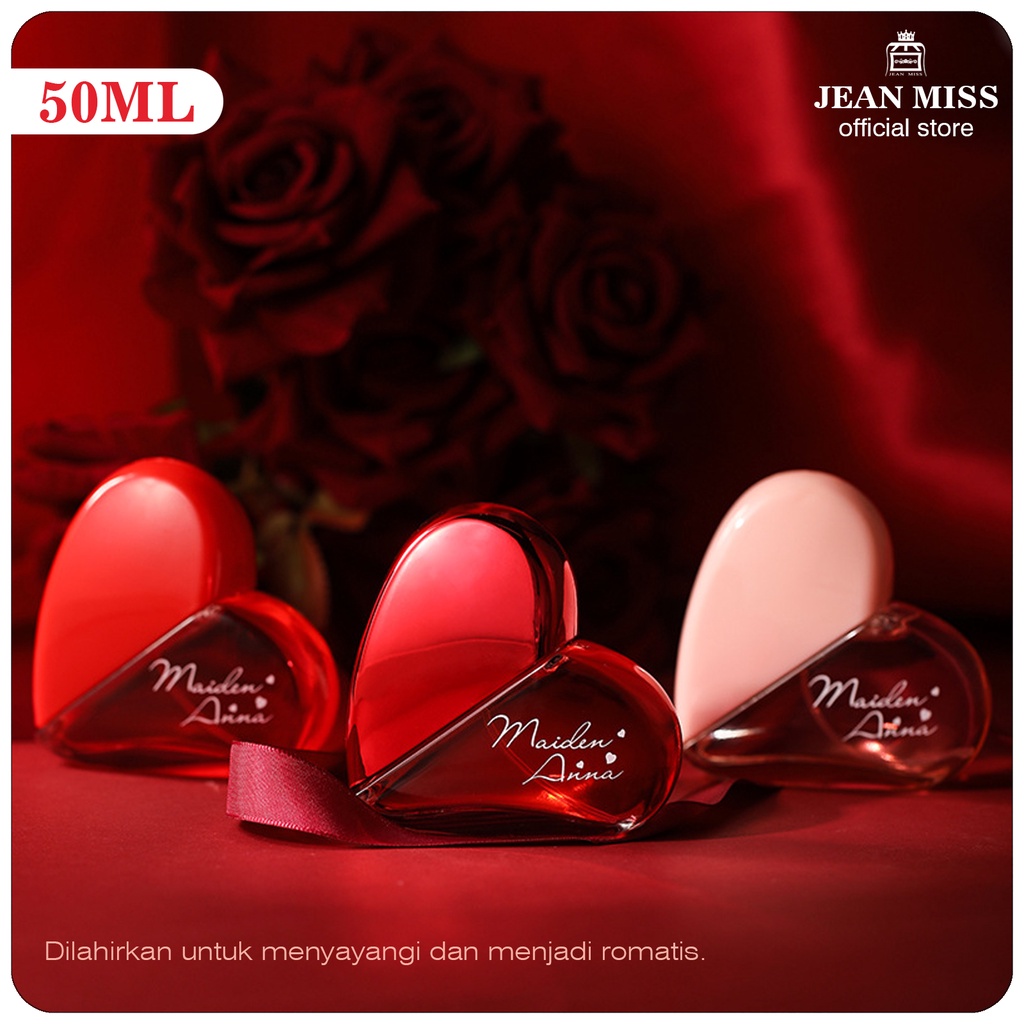 Jual [BPOM] [Jean Miss] Temui Anda Parfum Wanita Berbentuk Hati 50ML | Shopee Indonesia