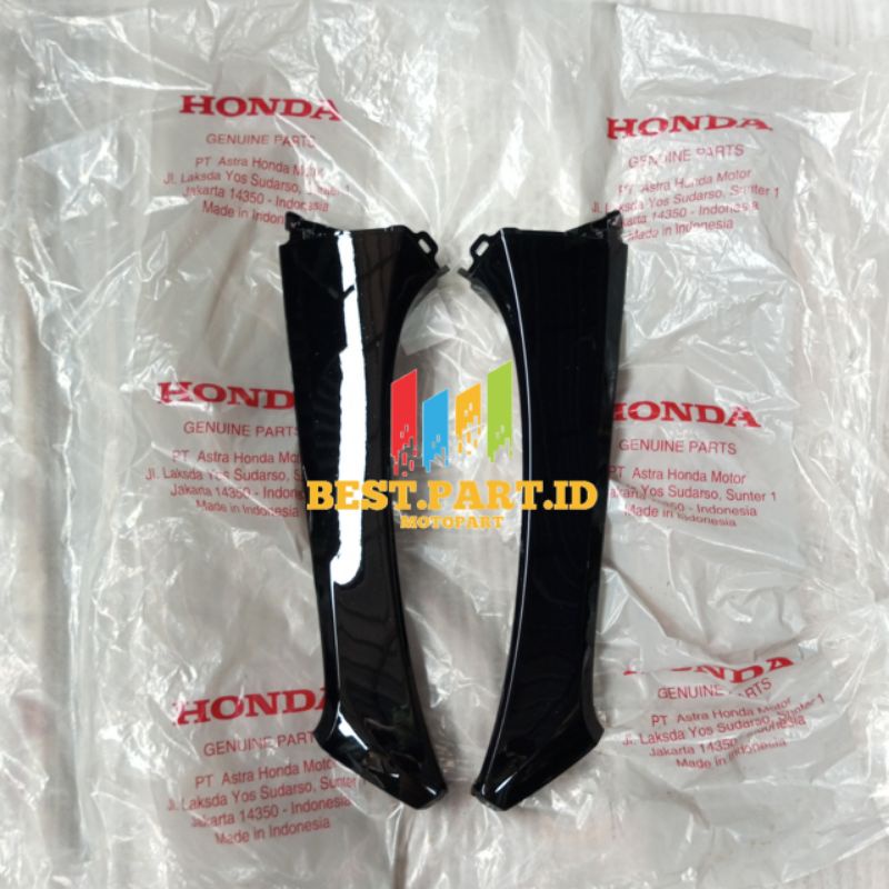 Jual cover sayap samping kiri dan kanan Honda Genio K0j hitam original ...
