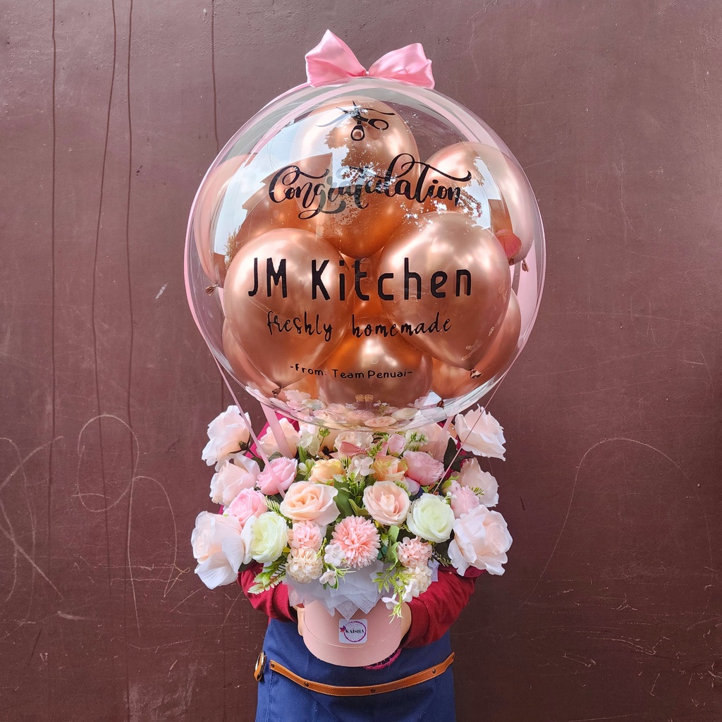 Jual Buket Balon EXTRA BESAR Bucket Balon Bunga EXTRA LARGE FULL BUNGA ...