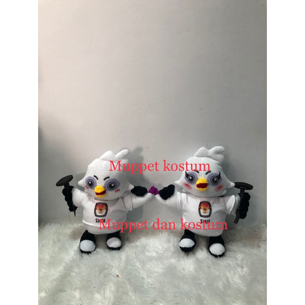 Jual Boneka Maskot pemilu 2024 Sura Suru Boneka maskot KPU langsung ...
