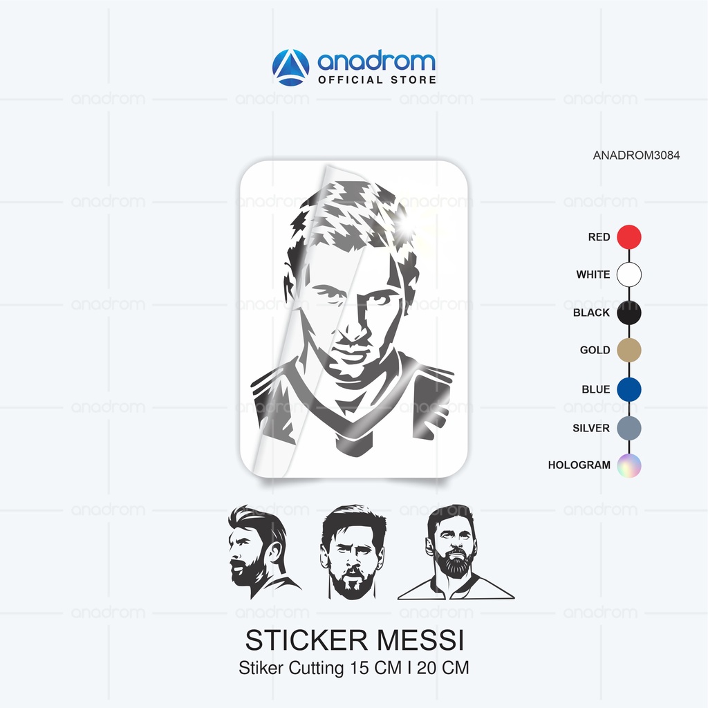 Jual Stiker Messi I Sticker Cutting Messi I Anadrom 3084 | Shopee Indonesia