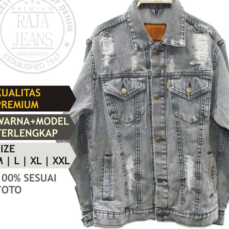 Jual CHEKOUT RAJA JACKET, JACKET JEANS SNOW DISTROI | Shopee Indonesia