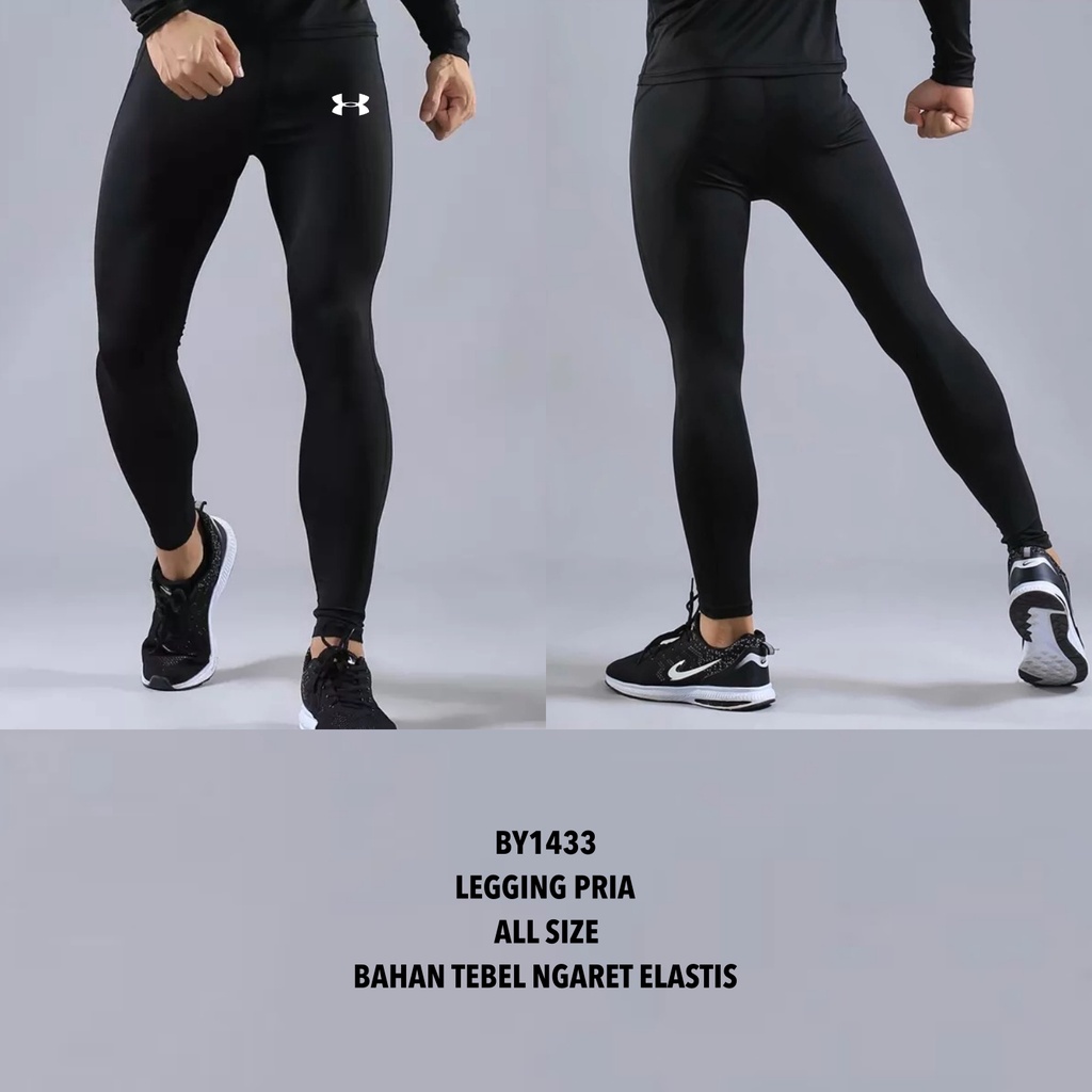 Jual CELANA PANJANG PRIA LEGGING BAWAHAN OLAHRAGA FITNESS GYM SPORT ...