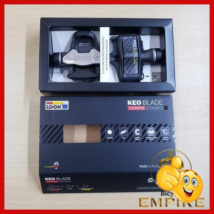 Jual Pedal Cleat Sepeda Roadbike Look Keo Blade Carbon Ceramic Ti [be ...