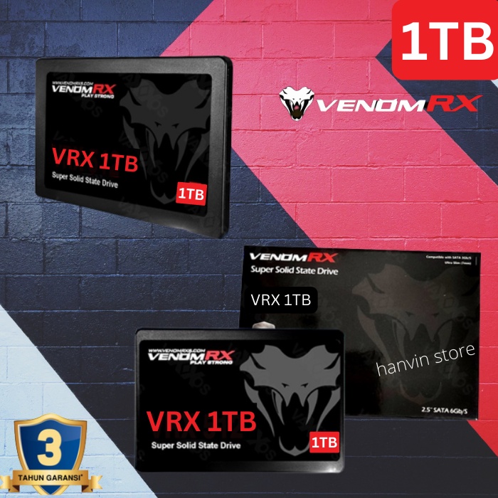 Jual SSD 1 TB SATA VENOMRX VRX | Shopee Indonesia