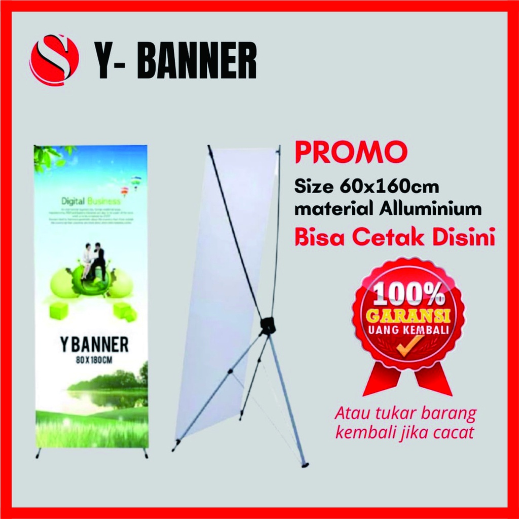 Jual Y BANNER / TRIPOD BANNER / X BANNER | Shopee Indonesia