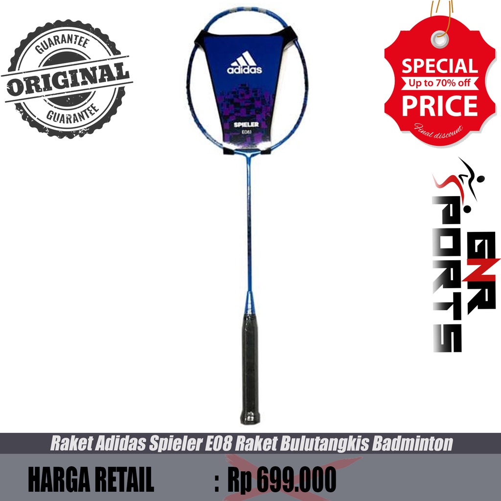 Jual Raket Adidas Spieler E08.1 Raket Bulutangkis Badminton Original ...