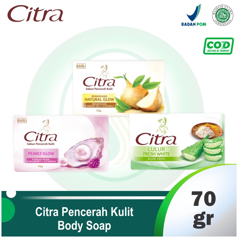 Jual Citra Skin Lightening Body Soap 70gr - Sabun Batang | Shopee Indonesia