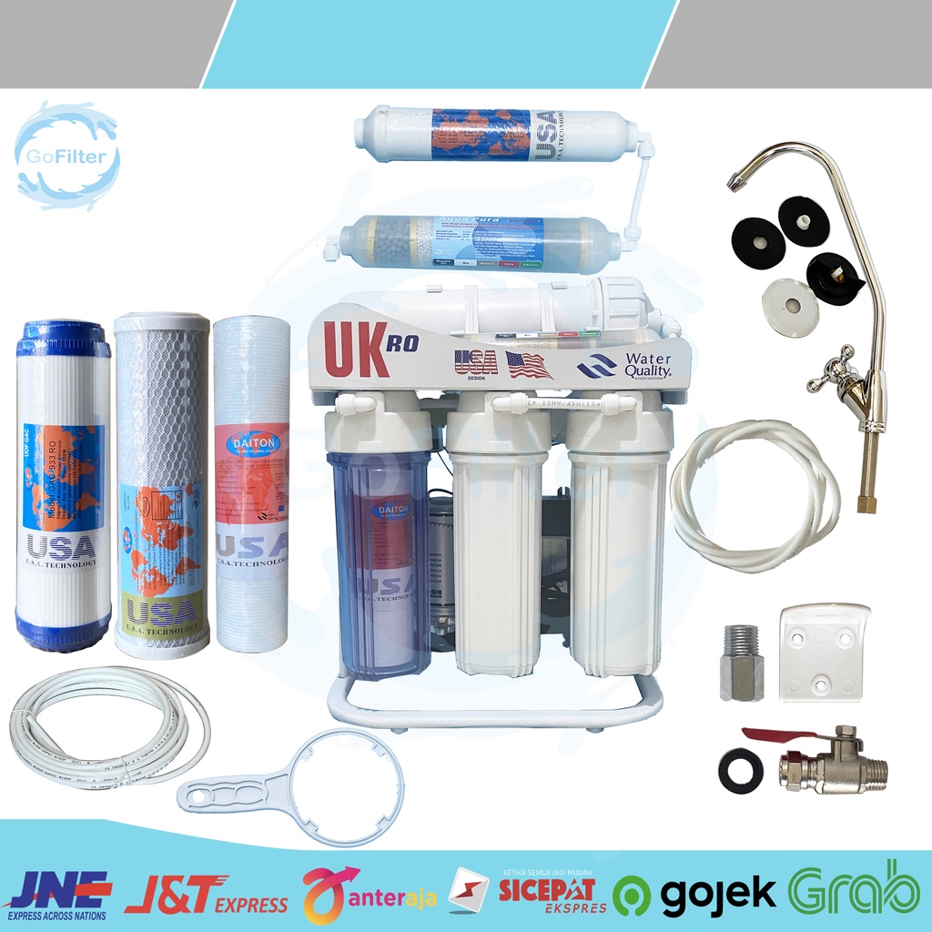 Jual MESIN RO 600 GPD UK / UNDERSINK 6 STAGE REVERSE OSMOSIS STAND ...