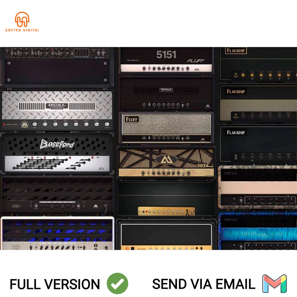 Jual ML Sound Amped Bundle VST Plugin collection of 8 amp sims based on ...