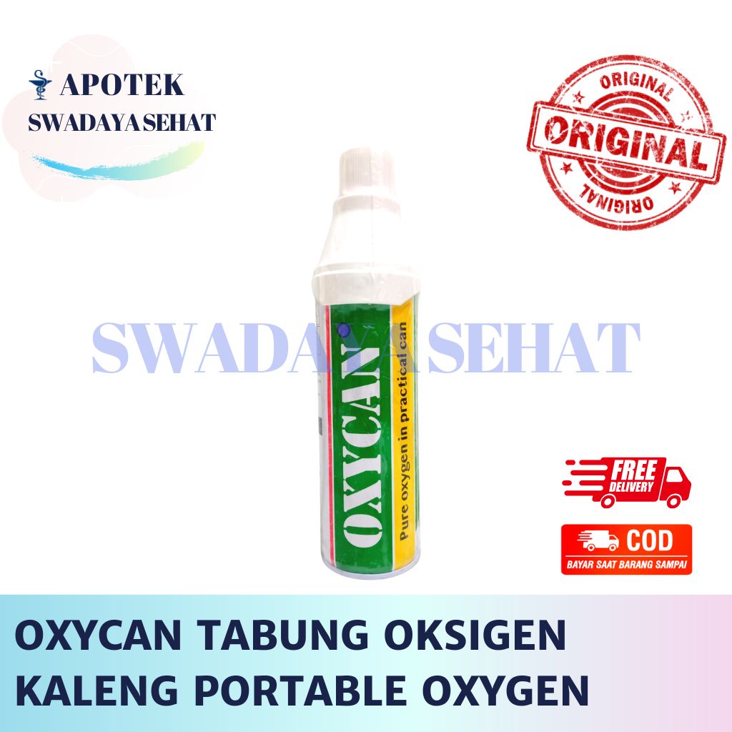 Jual OXYCAN Green Kaleng Oksigen Tabung Oxygen P3K | Shopee Indonesia