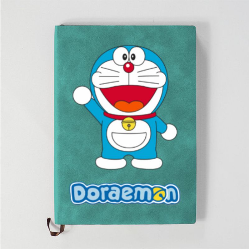Jual Doraemon Notebook Retro Kulit A5 Custom | Shopee Indonesia