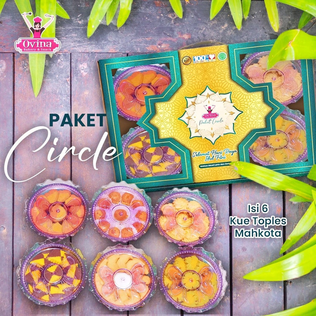 Jual Paket kue lebaran ovina circle | Shopee Indonesia
