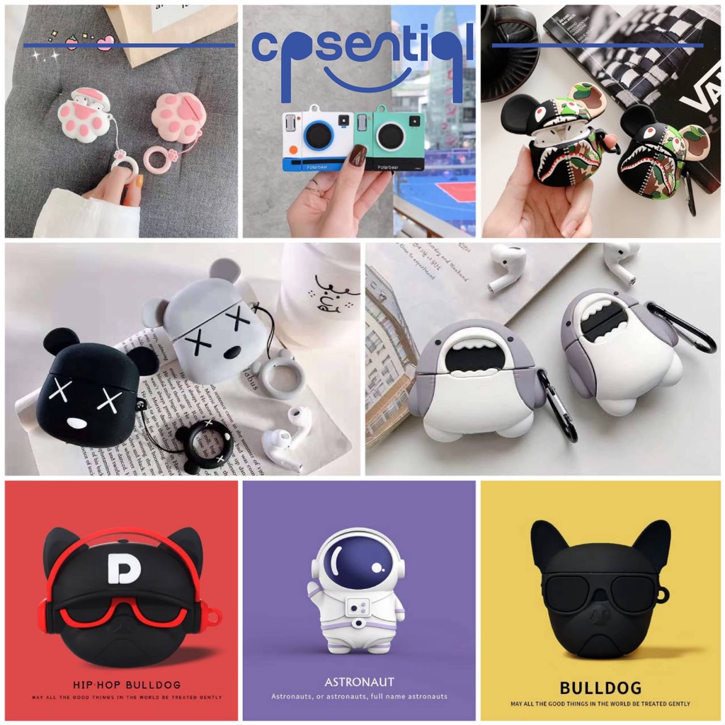 Jual COD Case Airpods Gen 1/2 Gen 3 Pro 3D Inpods 12 i12 KARAKTER LUCU ...