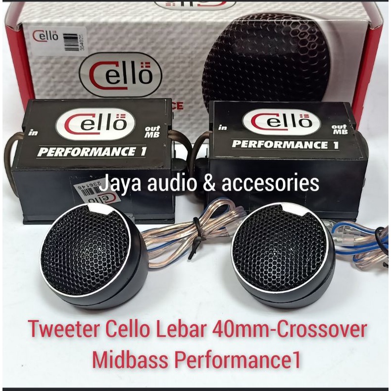 Jual Tweeter Cello Solution Series D20 ukuran 1.5inch + Crossover ...