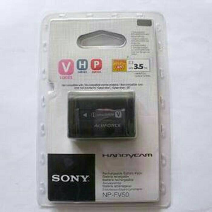 Jual Baterai Handycam Sony NP-FV50 sama Charger Sony BC-TRV kualitas bagus | Shopee Indonesia