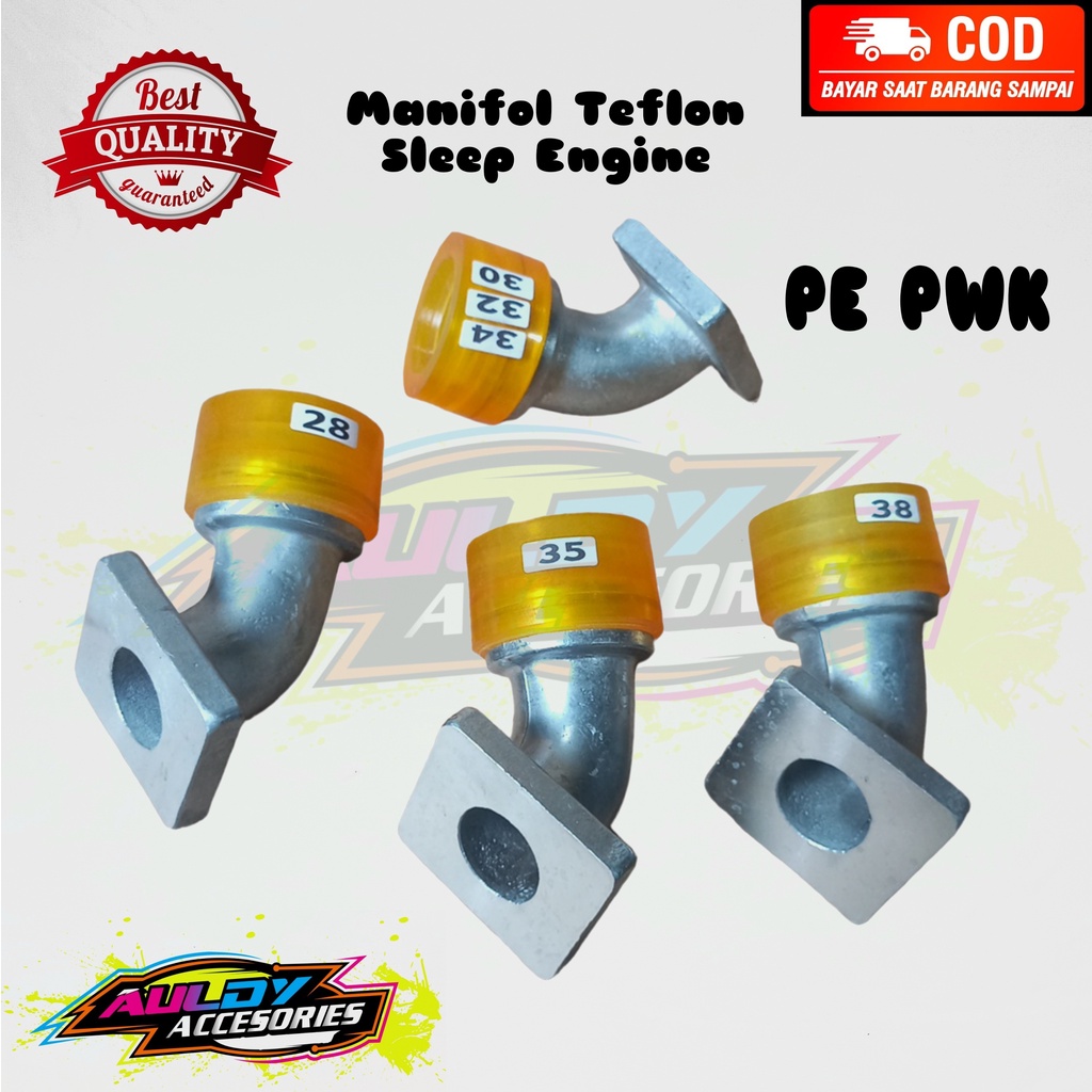 Jual Manipol Manifol Intake Teflon Sleep Engine Pe Pwk 28 30 32 34 35 ...