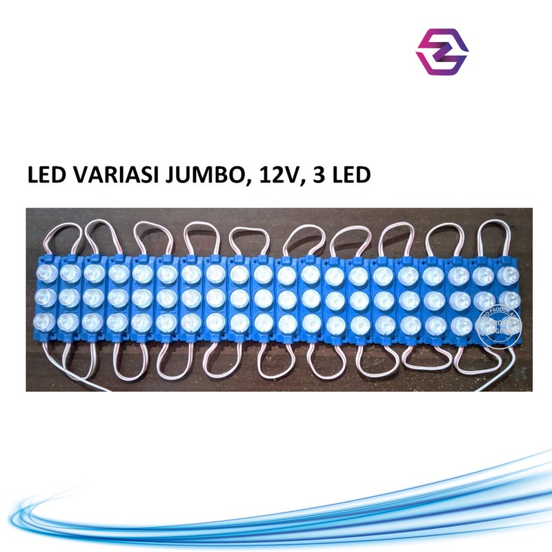 Jual Lampu led variasi kabin jumbo 12V 3 Led biru | Shopee Indonesia