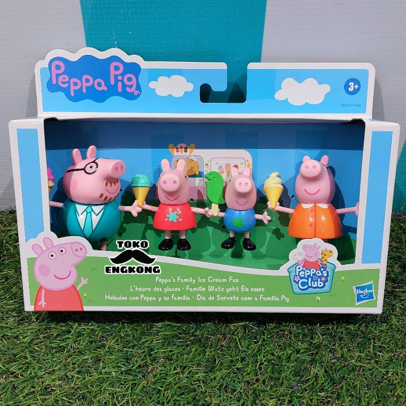 Jual PEPPA PIG PEPPAS FAMILY ICE CREAM FUN FIGURE ORIGINAL HASBRO ...