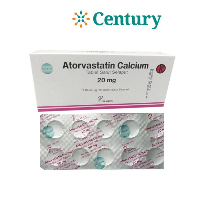 Jual ATORVASTATIN 20MG TAB 10`S OGB/ATORVASTATIN/OBAT KOLESTEROL ...