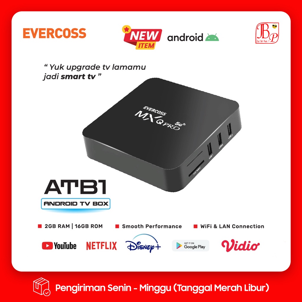 Jual Evercoss Android TV BOX ATB1 Garansi Resmi | Shopee Indonesia