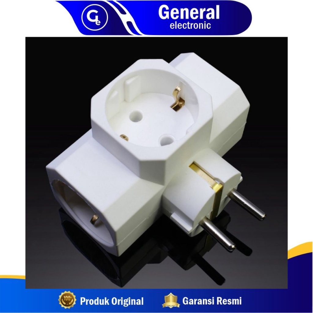 Jual T arde broco / colokan T broco / colokan cabang tiga broco ...