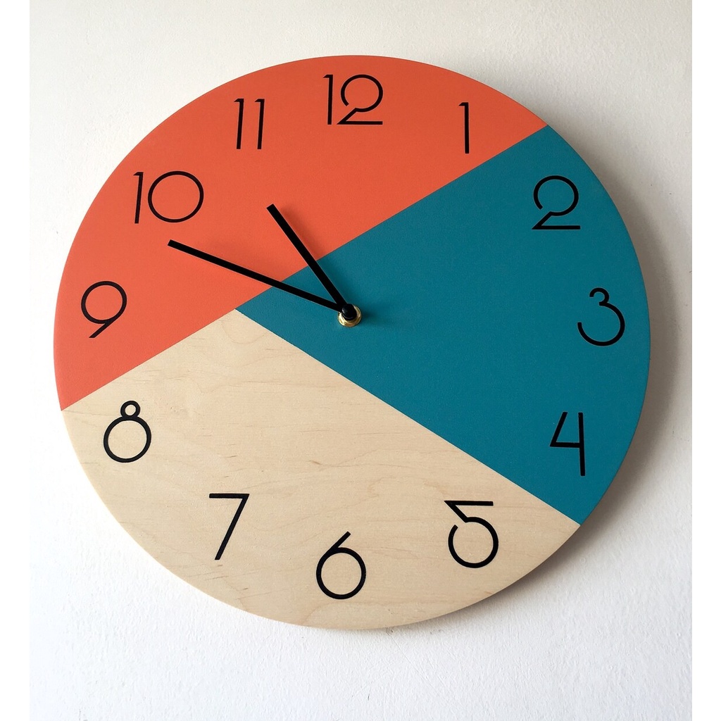 Jual Jam Dinding Keren Bahan Kayu Polywood Berkualitas Design Unik Dan ...