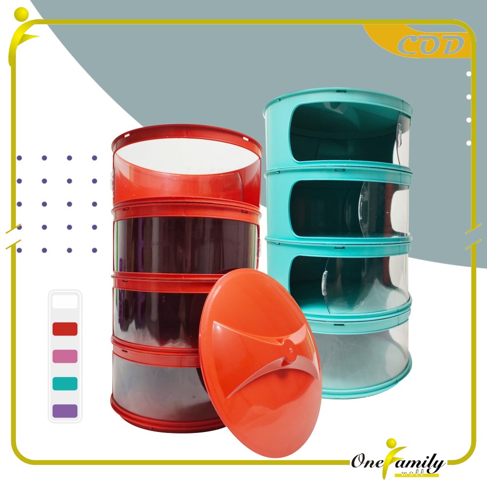 Jual ONE-C418 Penutup Makanan Hangat Anti Debu / Tudung Saji Susun ...