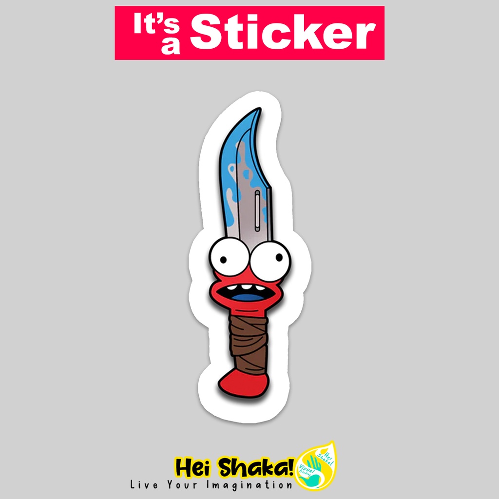 Jual Stiker High on Life Knifey Sticker Gamer Tempelan Gaming Bahan ...