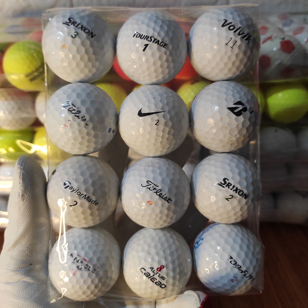 Jual Paket 12 Pcs Bola Golf Grade B Untuk Latihan Pemula | Shopee Indonesia