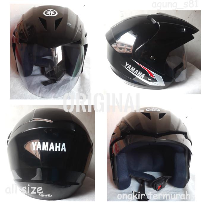 Jual helm half face standar yamaha original murah | Shopee Indonesia