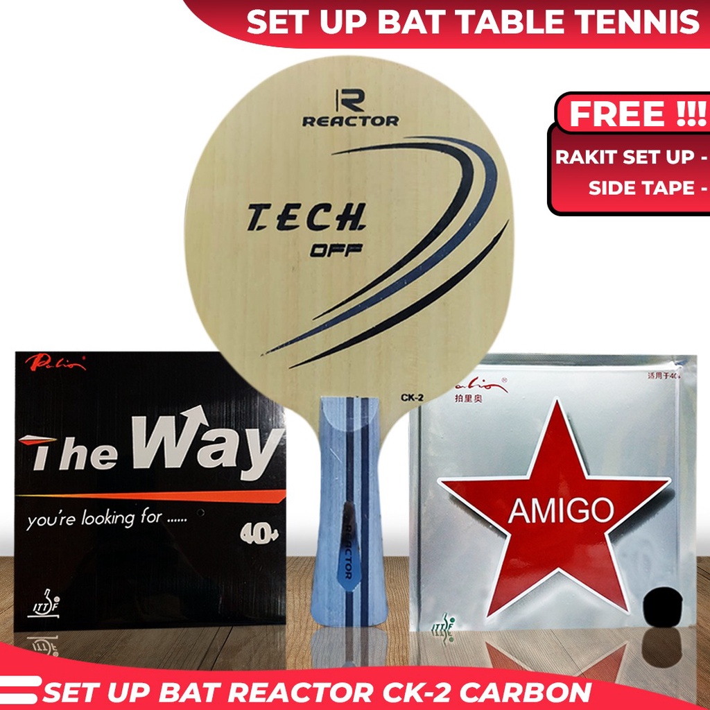 Jual Paket Bat Pingpong Rakitan Reactor CK-2 Palio The Way 40+ Palio Amigo | Shopee Indonesia