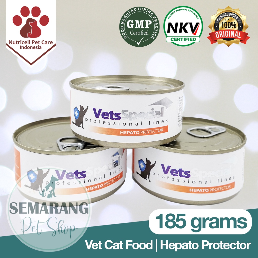 Jual Cat Food NUTRICELL VETS SPECIAL Hepato Protector 185gr | Hepatic ...