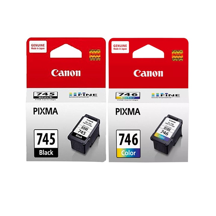 Jual Canon Ink Cartridge PG-745 Black & CL-746 Color | Tinta Printer ...