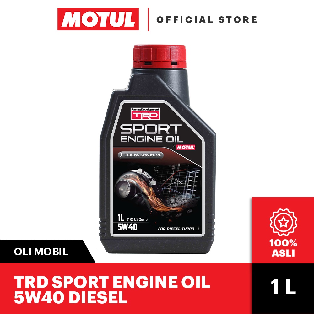 Jual Oli Mobil Motul TRD SPORT 5W40 DIESEL 1L | Shopee Indonesia