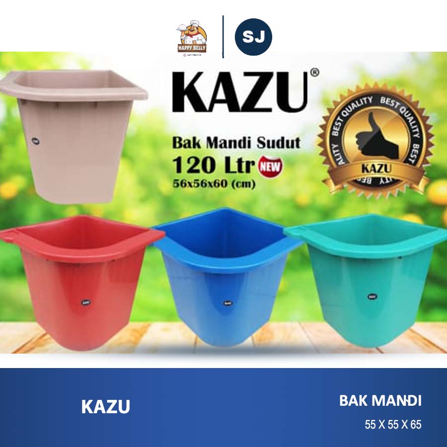 Jual Bak Mandi Sudut Plastik / Bak Air PVC / Bak Kamar Mandi KAZU 120 L ...